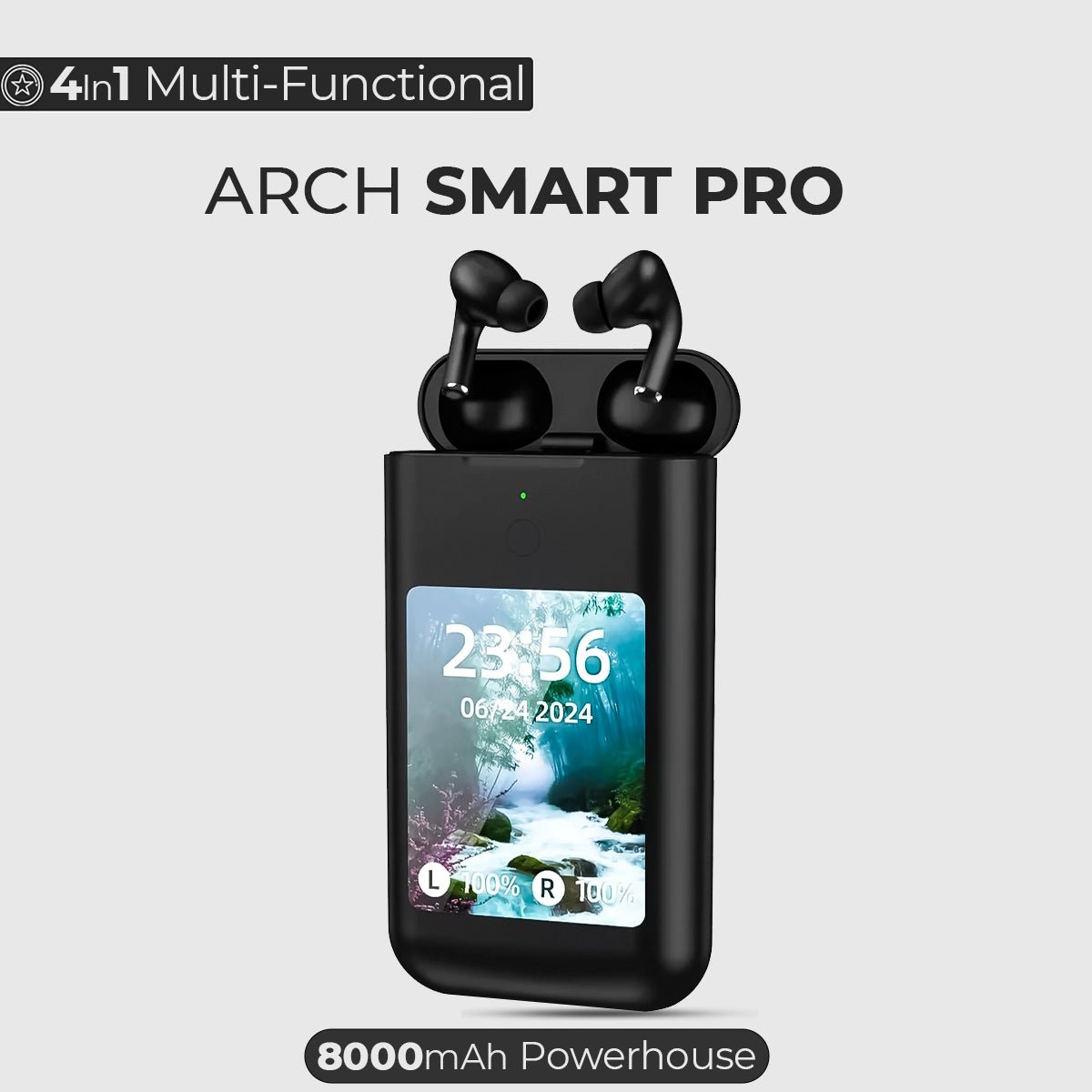 Arch Smart Pro Wireless Earbuds with Power Bank & Flashlight | All-in ...