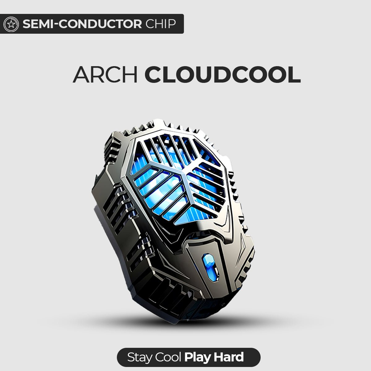 ARCH CLOUDCOOL Gaming Phone Cooler – RGB Style, Silent Power, Fast Cooling – arch-beat