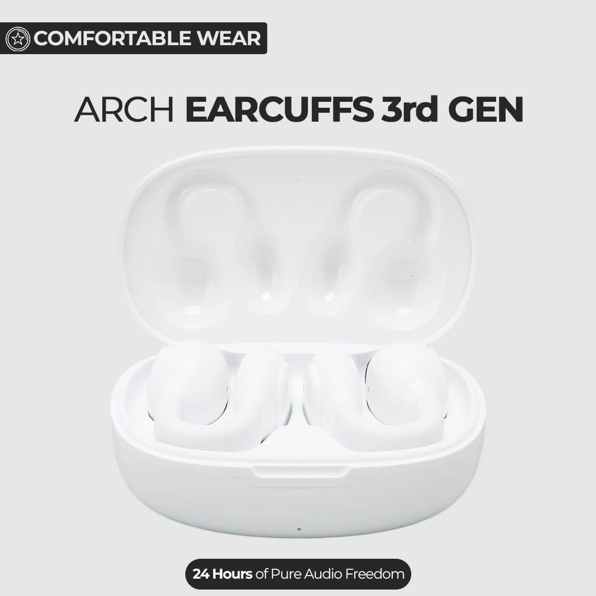Arch Earcuffs 3rd Gen Wireless Earbuds | Premium Open-Ear Bluetooth ...