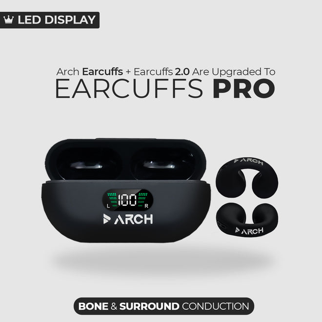 Arch Earcuffs Pro Wireless Earbuds | Premium Open-Ear Bluetooth Audio ...