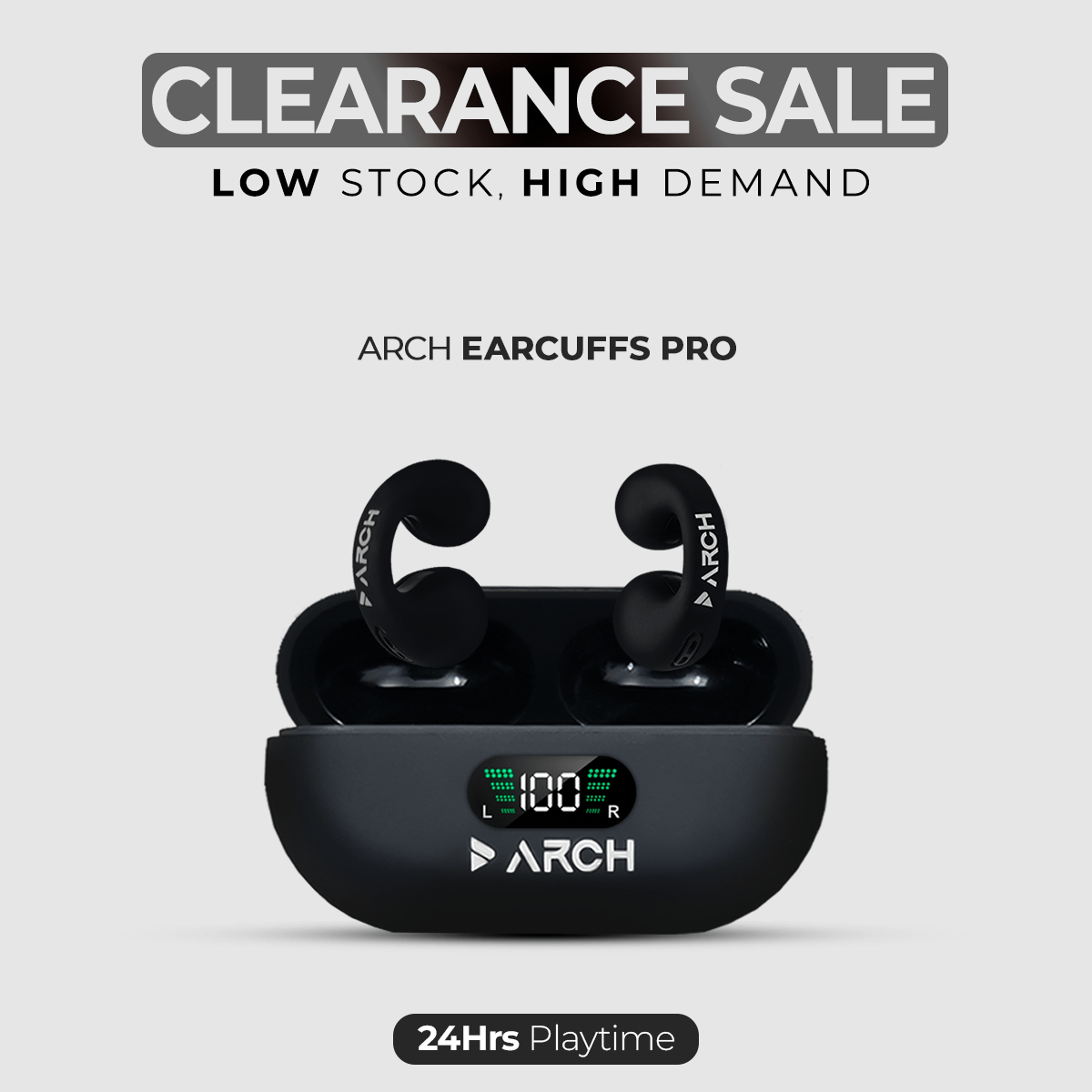 Arch Earcuffs Pro Wireless Earbuds | Premium Open-Ear Bluetooth Audio ...