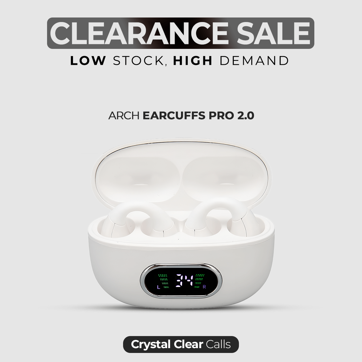 ARCH Earcuffs Pro 2.0 Wireless Earbuds | Advanced Open-Ear Bluetooth ...