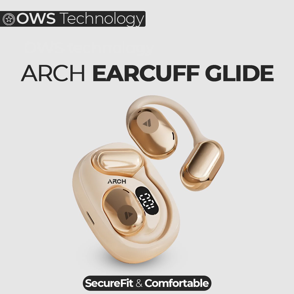 ARCH Earcuff Glide Open-Ear Wireless Earbuds | Freedom & Clarity – arch ...